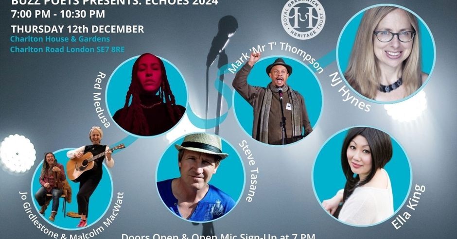 Buzz Poets Presents: Echoes 2024 - Live entertainment in Charlton ...