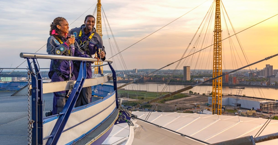 Up at The O2: Sunset Climb - Experience in Greenwich Peninsula ...
